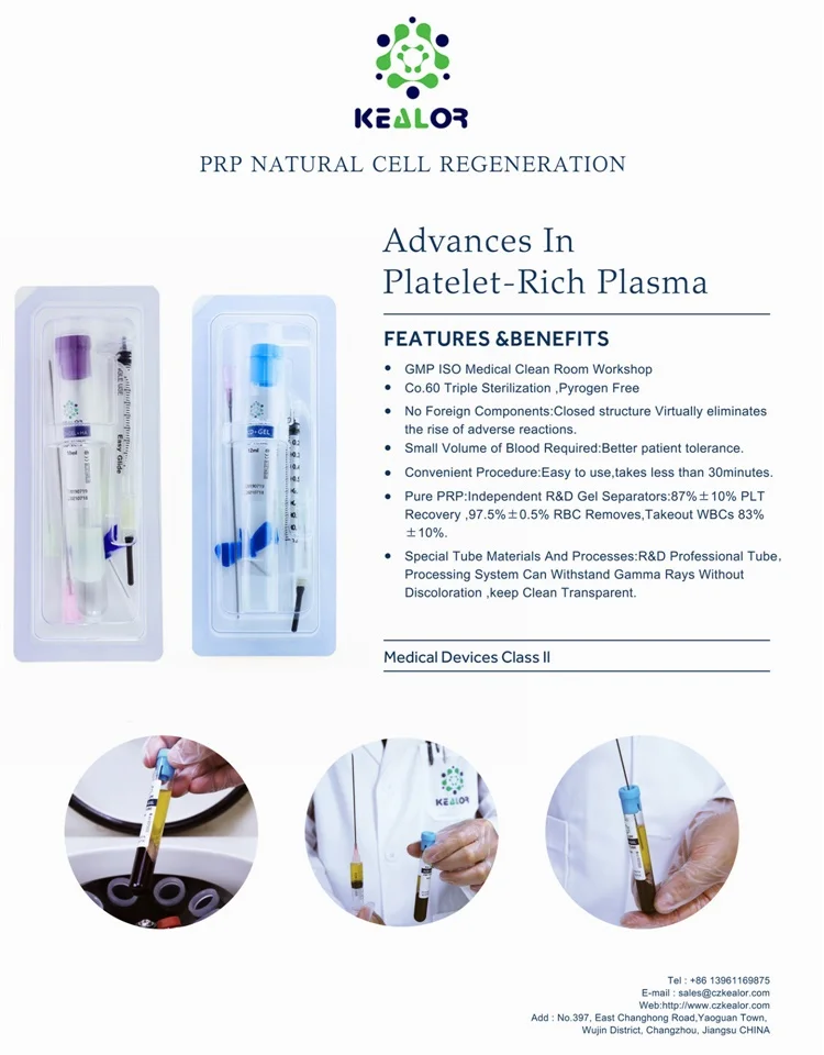 Kealor 10ml-15ml Acd Prp Kit Without Gel - Buy Acd Acda Sodium Citrate ...