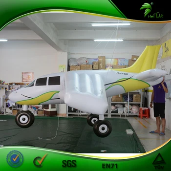 Custom Inflatable Airplanet Hanging Toy Balloon Helium Flying Rc Plane ...