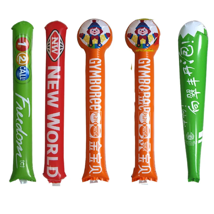 Customized Sport Event Foot Game Boom Inflatable Pvc Cheering Stick ...