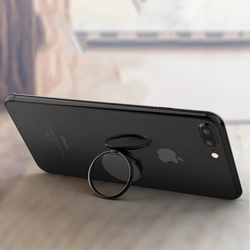 Luxury Metal Mobile Phone Socket Holder Universal 360 Degree Rotation ...