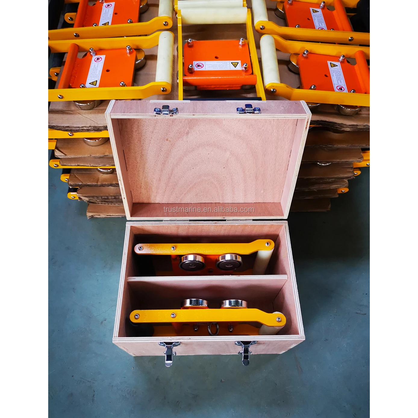 Yellow Pilot Ladder Magnet with Certificate - 300kg-1000kg