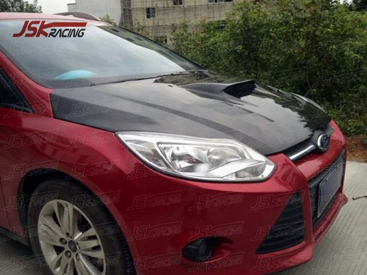 Wrc Style Full Carbon Fiber Engine Hood For 2012-2014 Ford Focus St ...