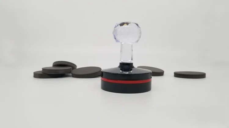 Hb50 Pre Inked Stamp Holder Crystal Handle Photosensitive With 7mm Foam ...