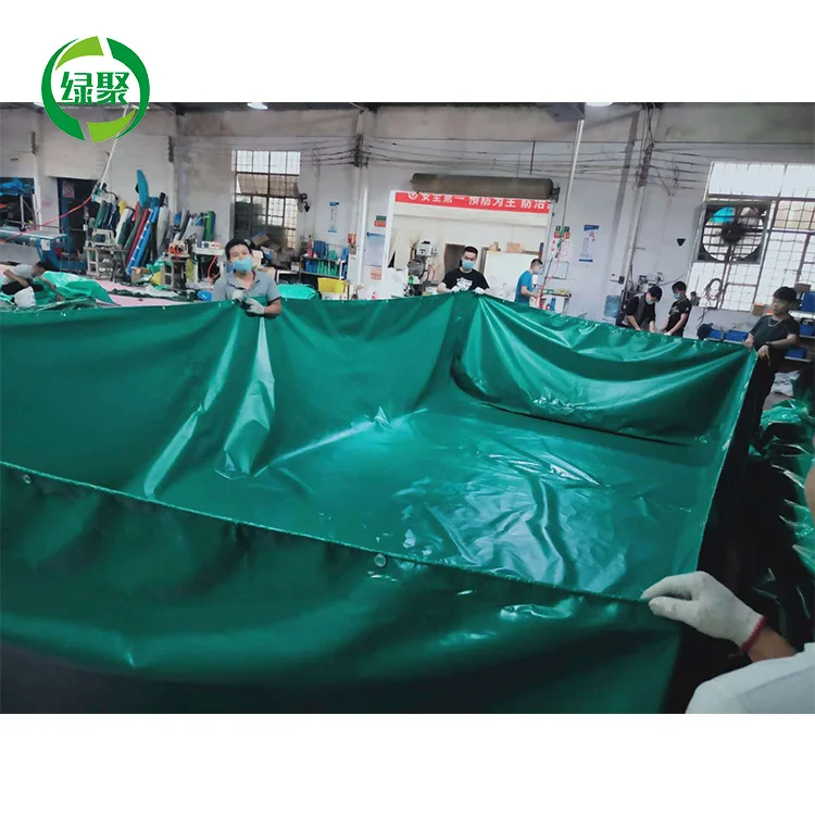 15000 Liter Fish Farming Tank Tarpoline - Aquaculture PVC Tarpaulin ...