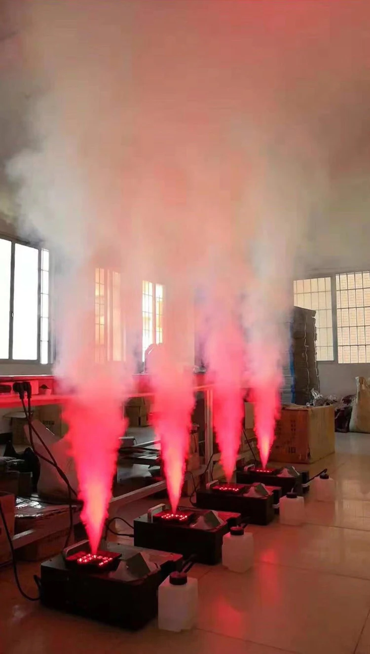 1500w Led Fog Machine 24x3w Rgb Color Leds Smoke Machine Fogger Hazer ...