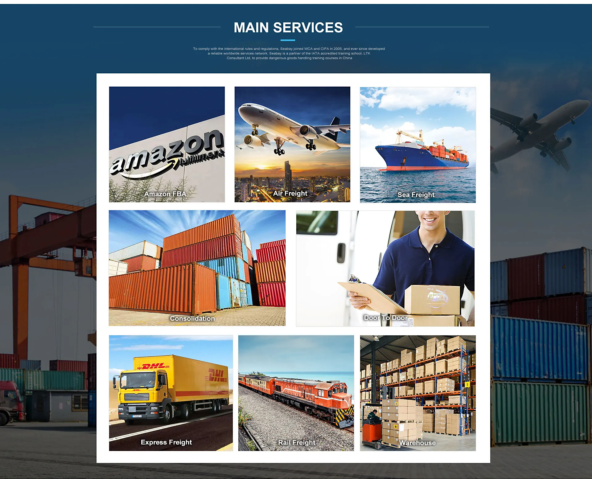 Seabay International Freight Forwarding Ltd. - Air Freight, Sea Freight