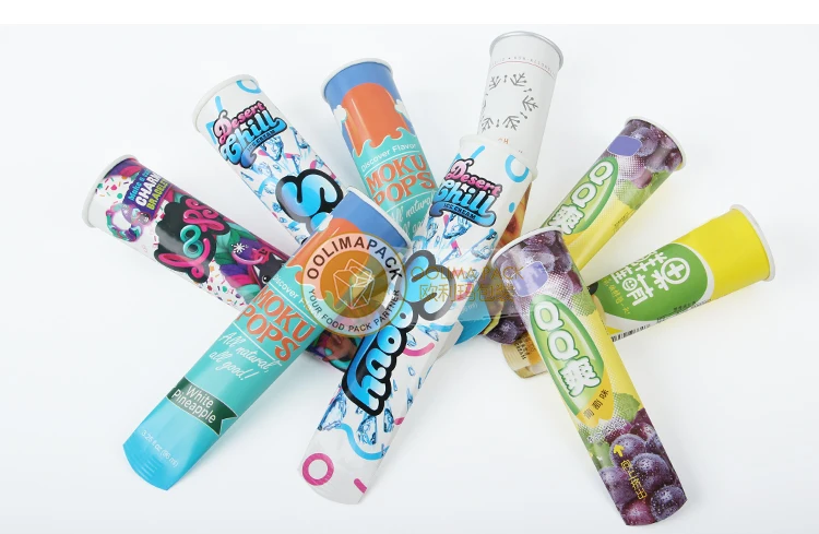 Customized Disposable Candy Ice Cream Squeeze Cup Push Up Jelly Paper ...