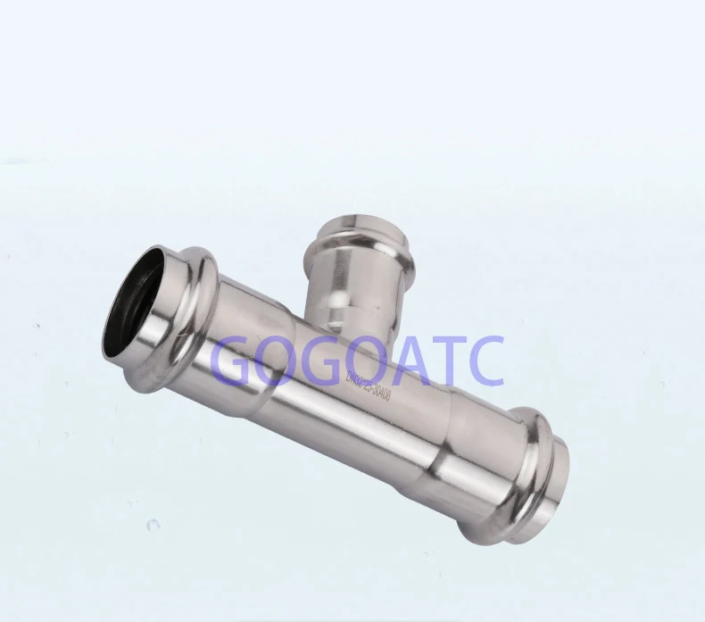 High Quality Ferrule Connection Water Joint Dn15/20/25/32/40/50 Press ...