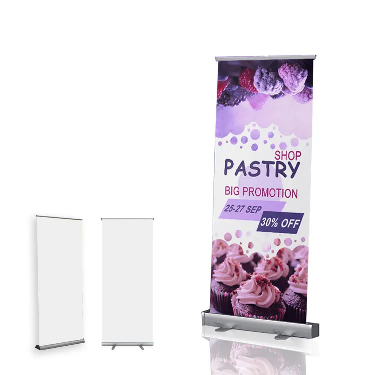 Portable Roll Up Banner Display Stand Advertising Marketing Events ...