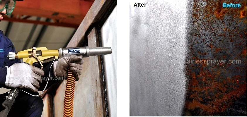 MBG-A3 Portable Power Injection Gun - Clemco SG400 Suction Blast Gun