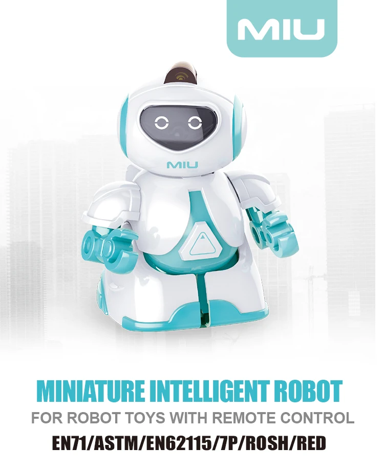 Mini RC Robot Toy - Intelligent Fun for Kids & Adults