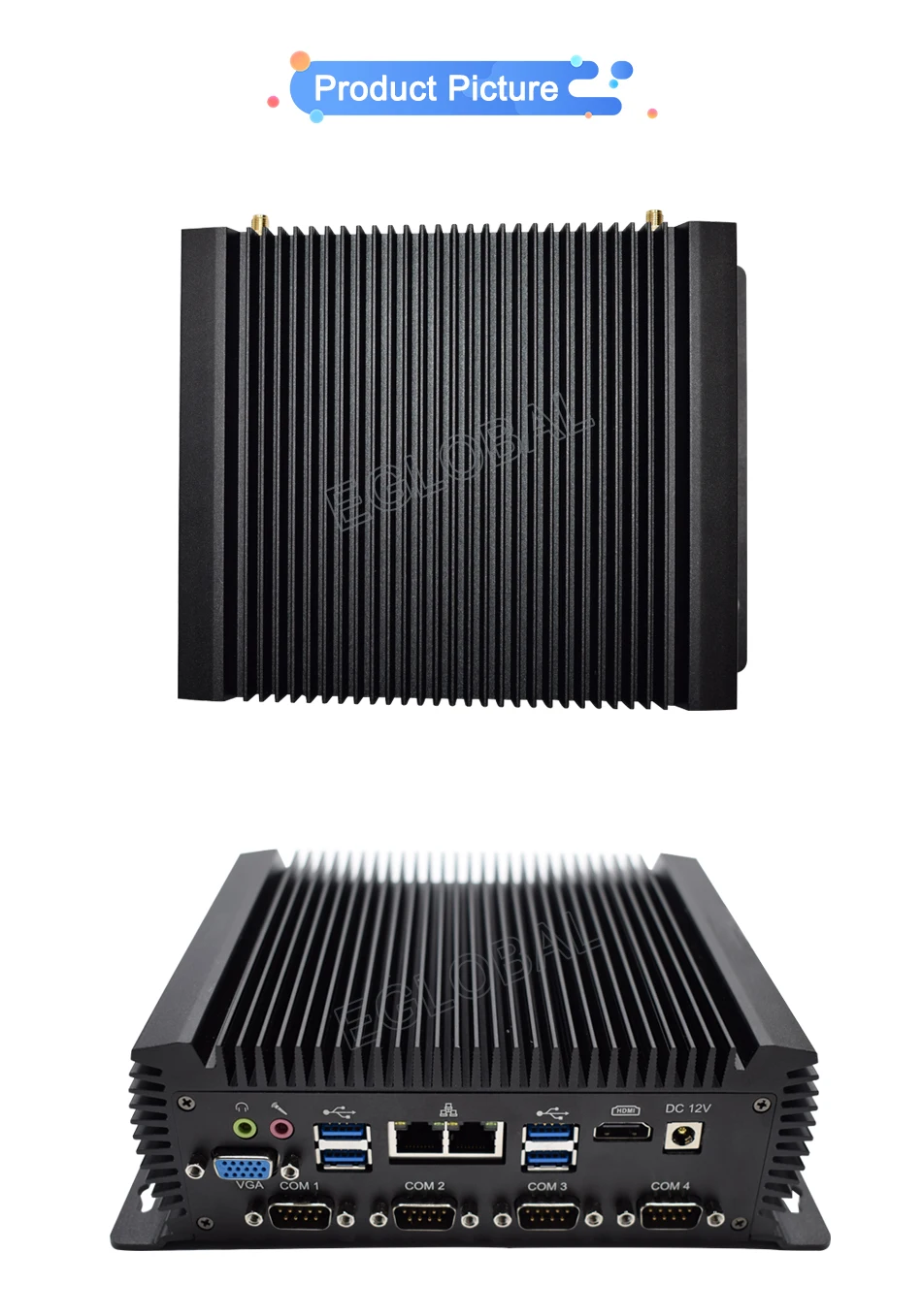 Embedded Industrial Computer Support Auto Power On/rtc Wake Up For ...