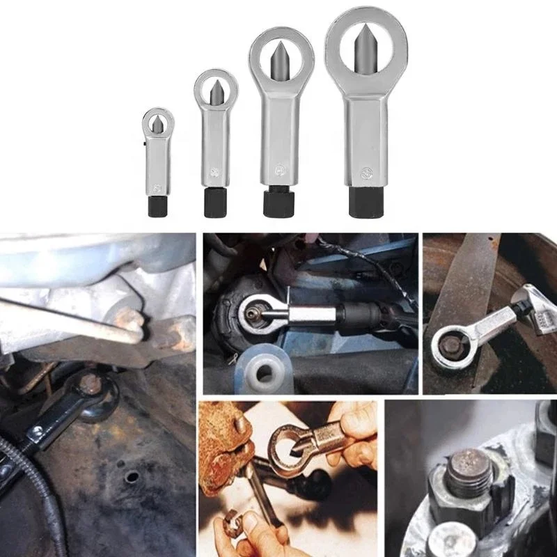 Free Shipping 9mm - 36mm Nut Splitter Splitting Tool 4pc Damaged Bolt ...