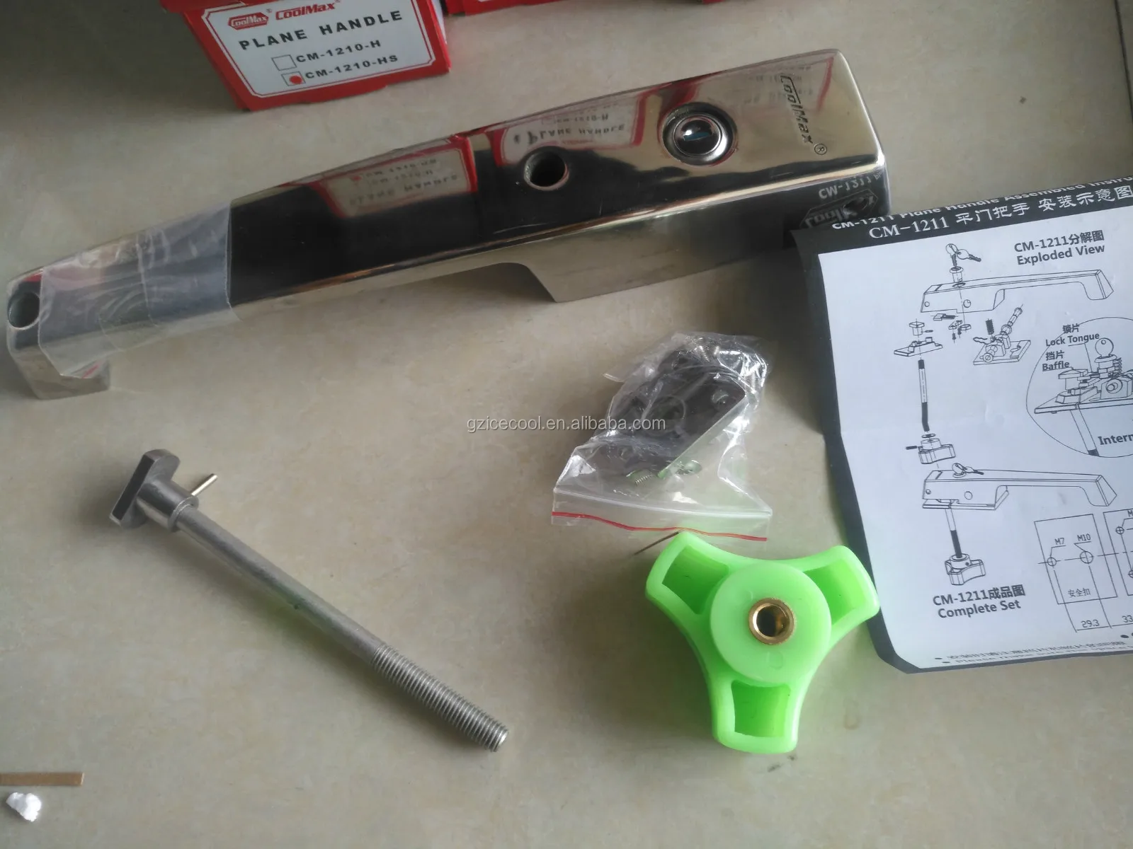 Coolmax Cold Room Handle Door Lock CM-1210-H / CM-1210-HS