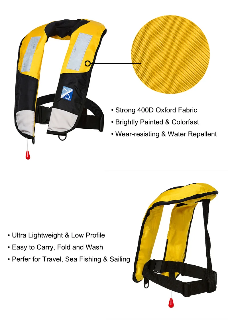 Eyson Pvc Inflatable Type 5 Life Jacket For Adults - Buy Type 5 Life ...