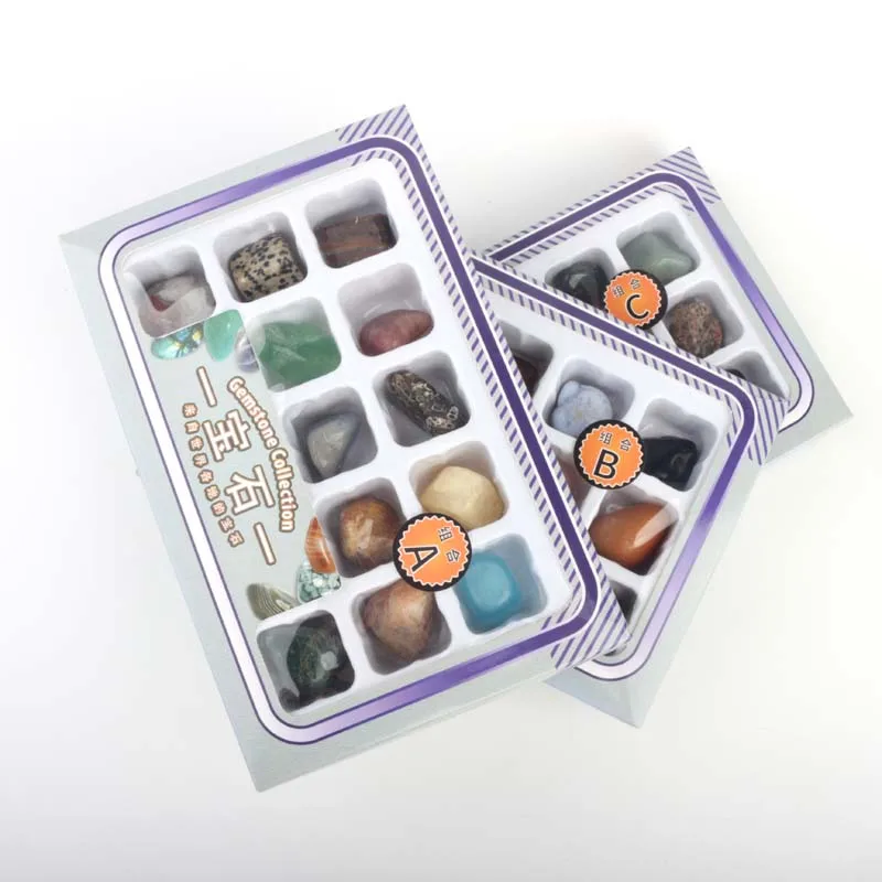 Wholesale Crystal Box Sets - Different Mineral Rock Samples