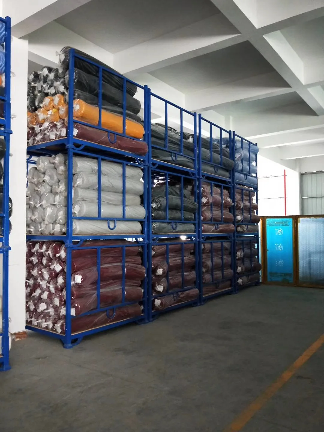 Warehouse Storage Foldable Stackable Pallet Rack For Fabric Rolls - Buy ...