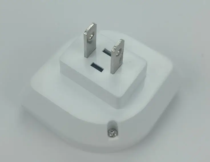 Mini American Flat 2 Pin Plug In Blue Led Night Lamp With Light Sensor ...