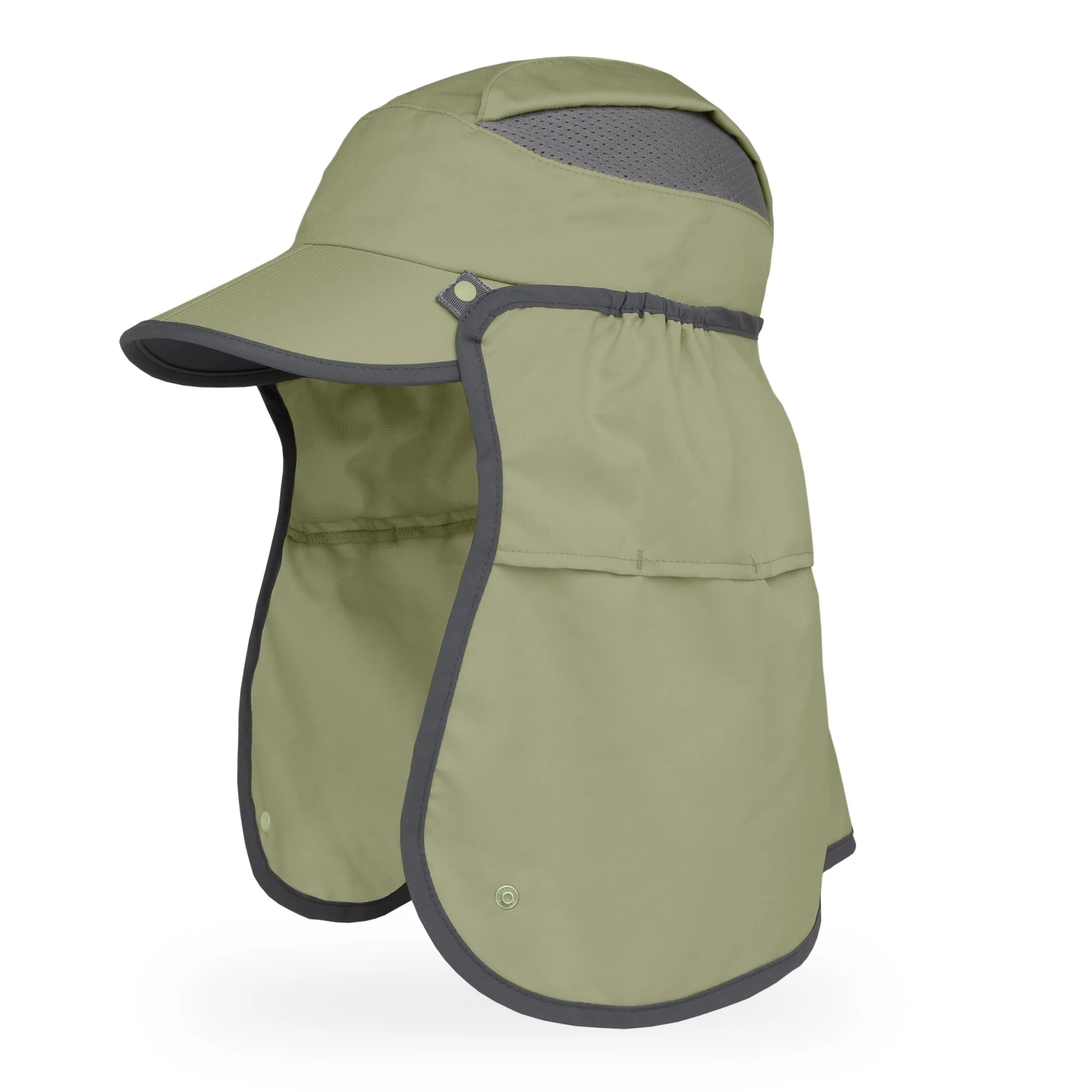 Removable Ventilated Neck Cape Sunshield Fishing Cap Men Women