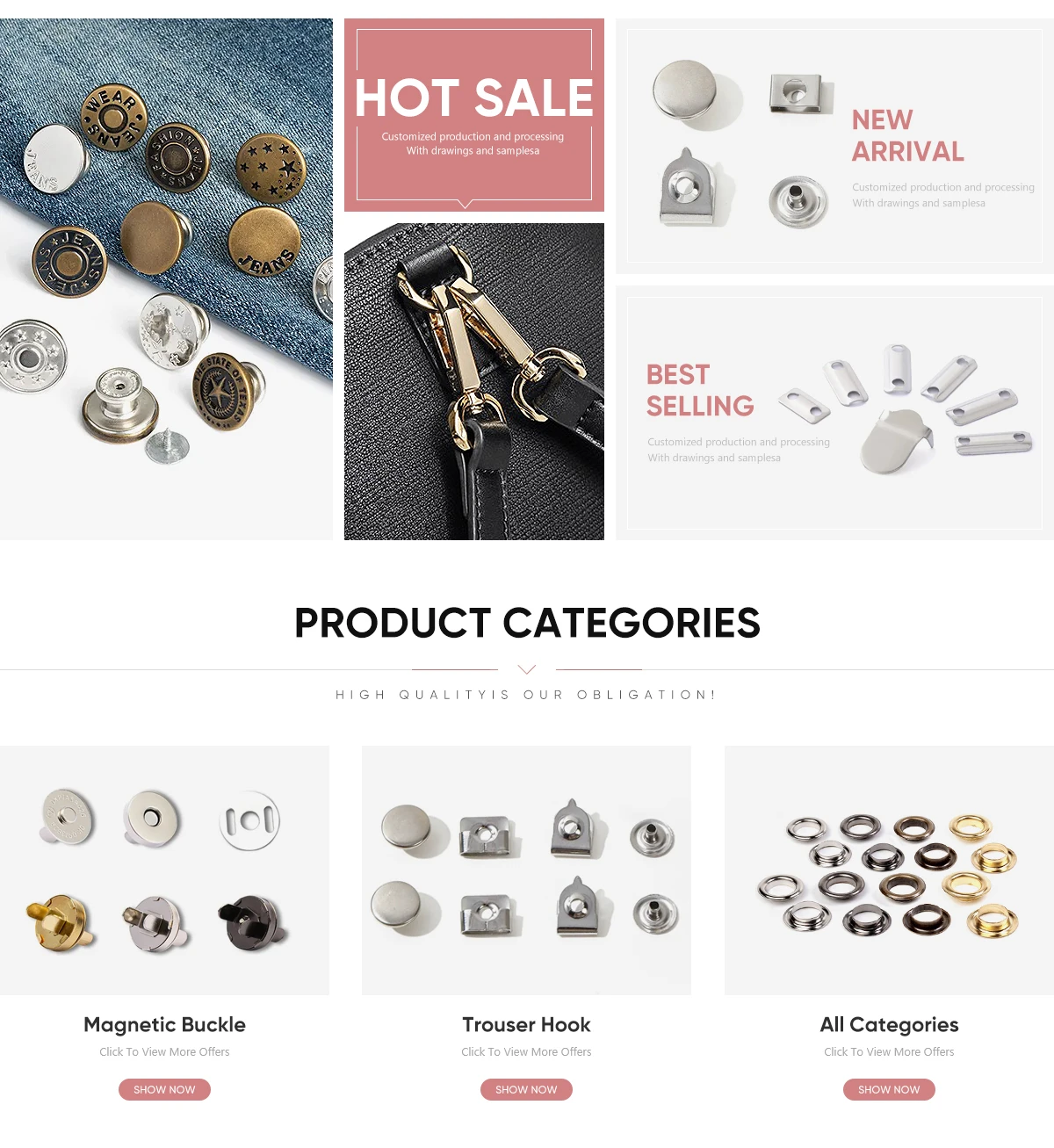 Yiwu Diying Import And Export Co., Ltd. - trouser hooks, hook and eye