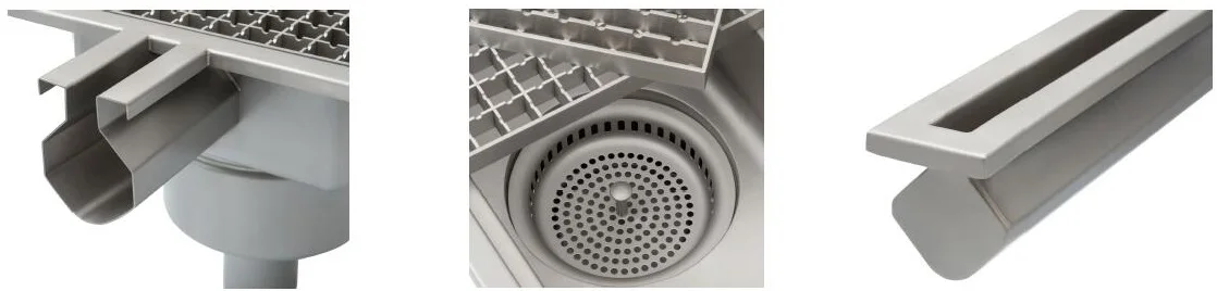 Stainless Steel Trench Drain Systems for Commercial Kitchens