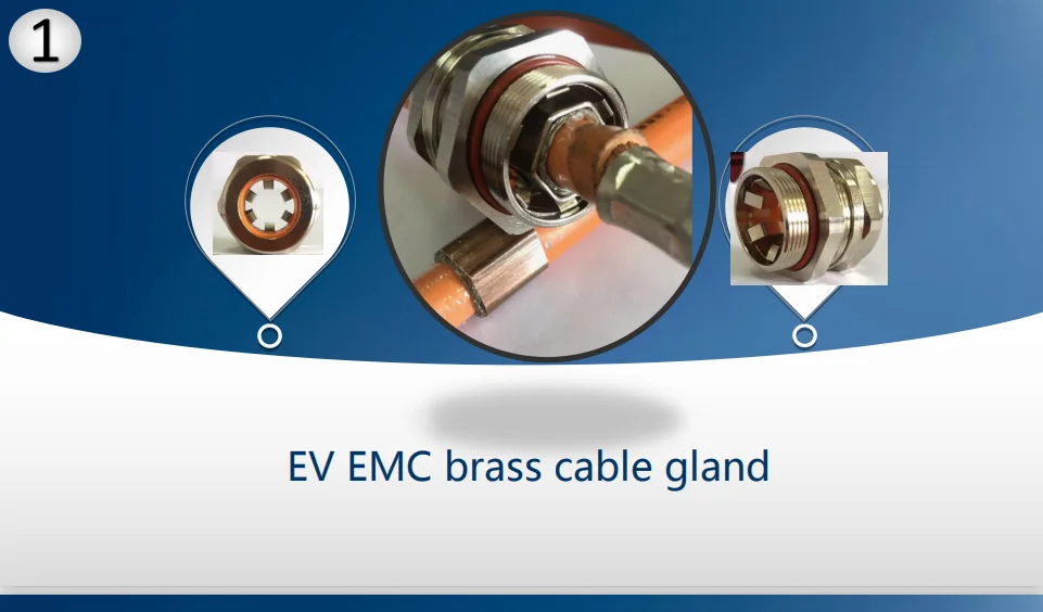 New Patent Products Ev Brass /aluminium Cable Gland M20 M25 M32 M40 Emc ...