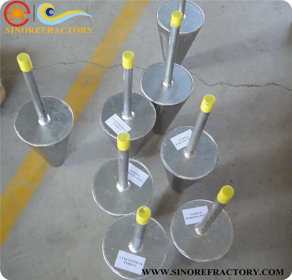 Ladle Refractory Corundum Spinel Purging Porous Plug - Buy Purging Plug ...