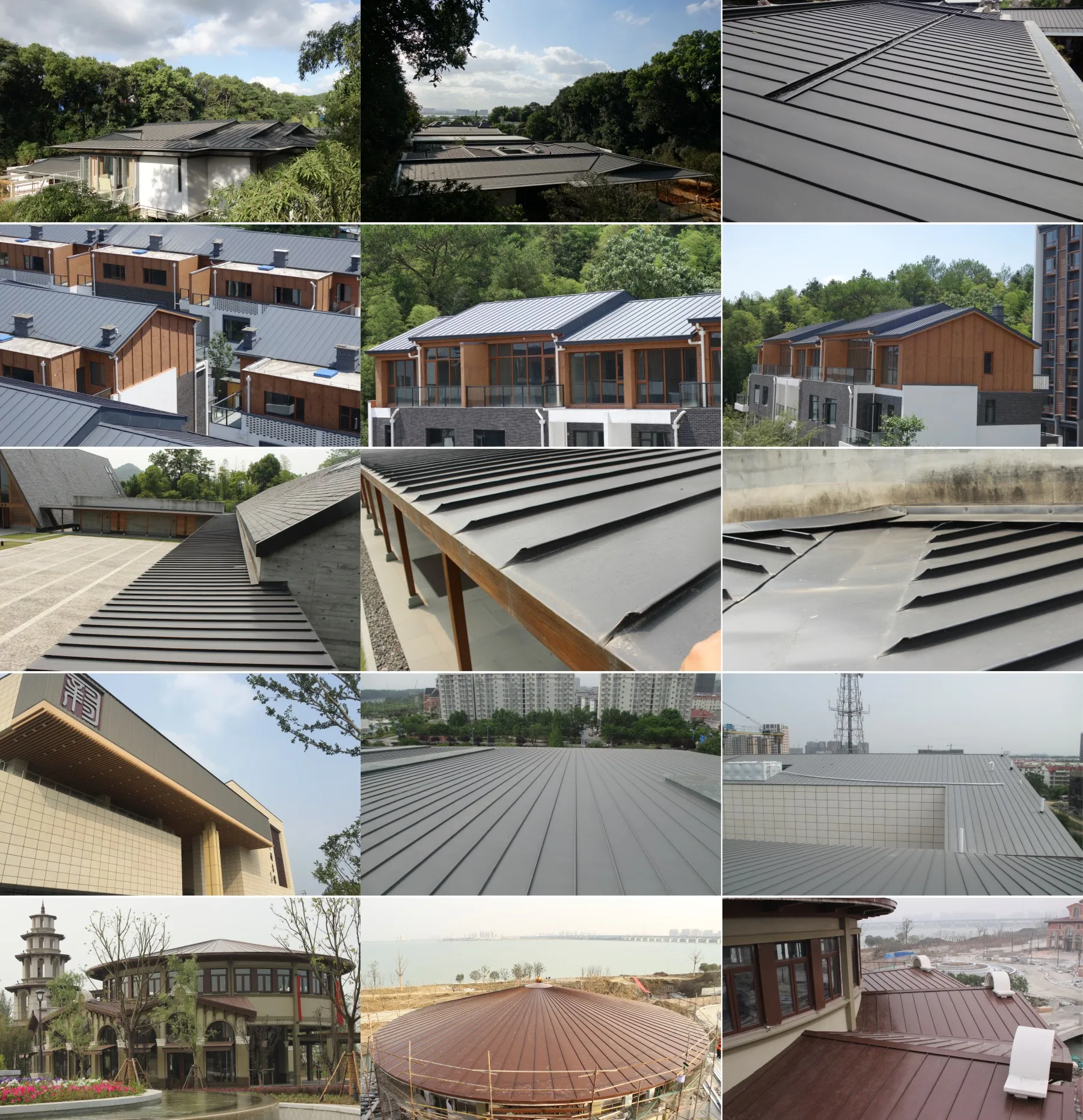 Metal Double Lock Standing Seam Roofing/facade System