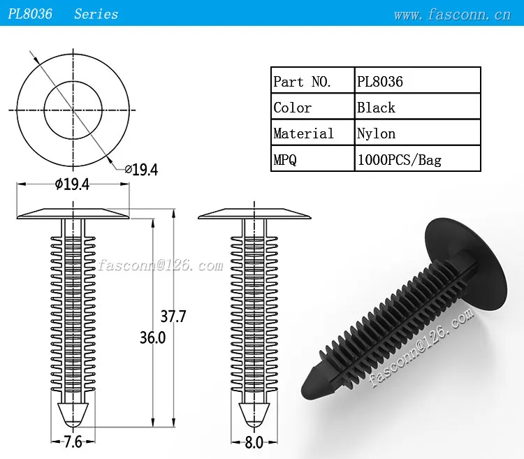 Nylon Push-in Fir Tree Clips - Secure Your Christmas Tree