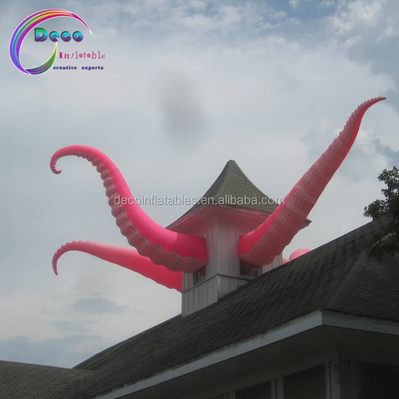 Giant Roof Decoration Inflatable Octopus Tentacle,Inflatable Squid ...