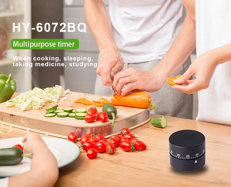 Promotional Cheap Black Cylinder Mini 60 Seconds Cooking Kitchen Timer ...