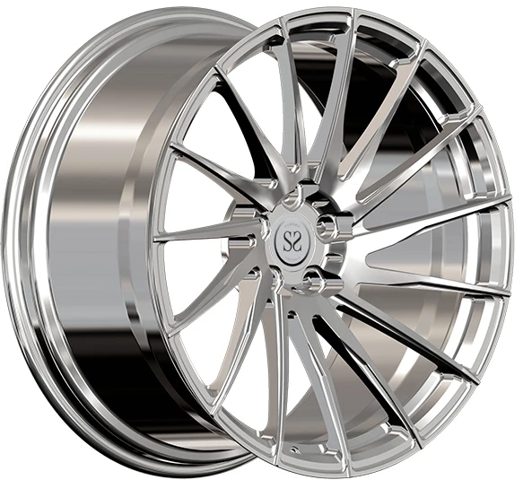 Concave Silver Coated 20 Inch Car Aluminium Alloy Wheels