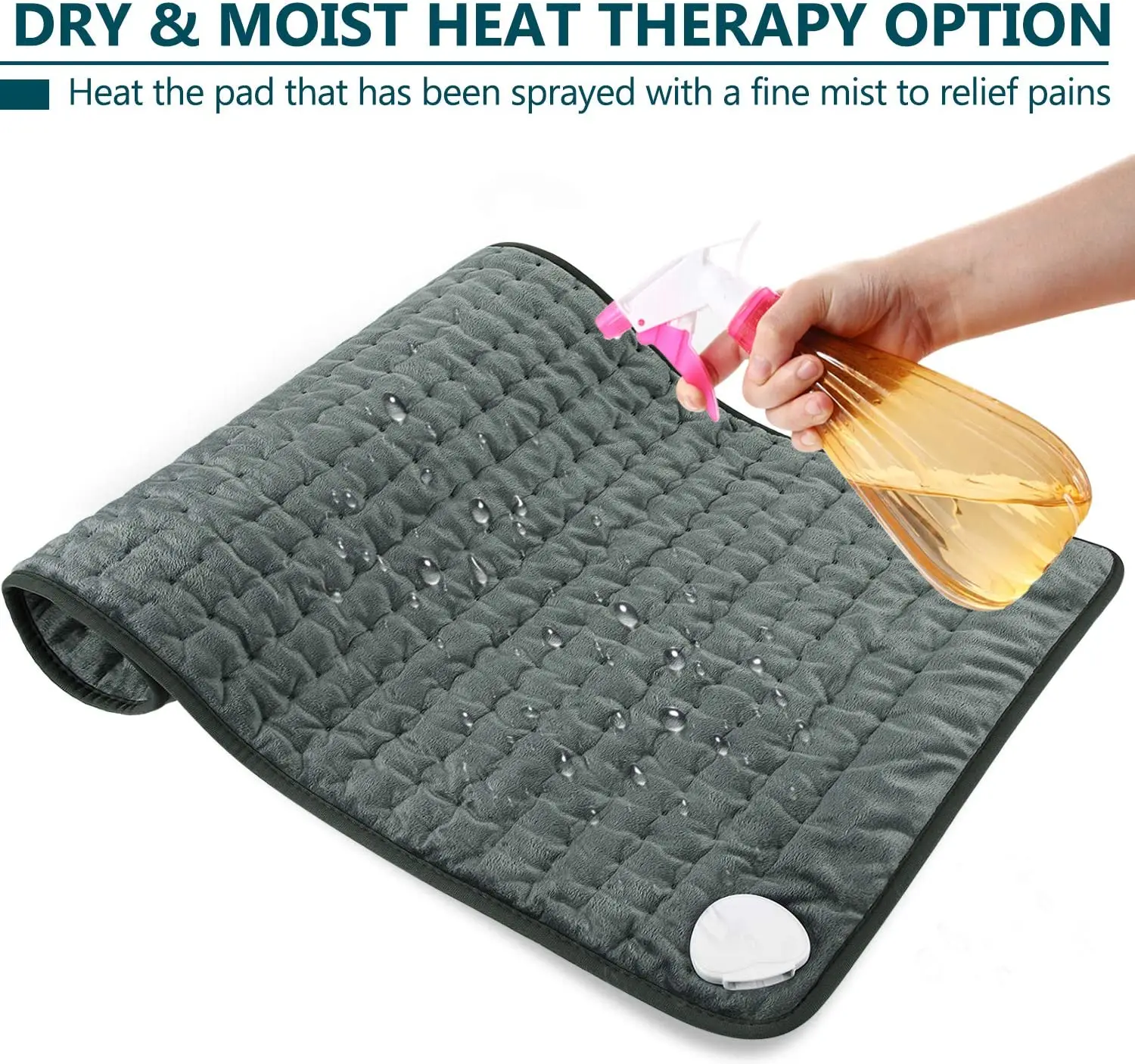 Onkey Heated Body Warmer 12*24'' Large Therapy Back Pain Electric ...