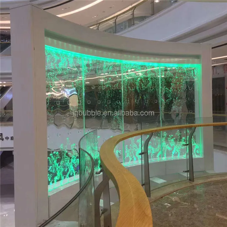 Interior Design Curved Acrylic Bubble Wall Privacy Screen