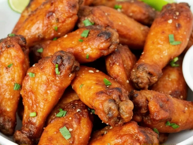 Crispy Homemade Wings: Oven Recipe in 45 Minutes