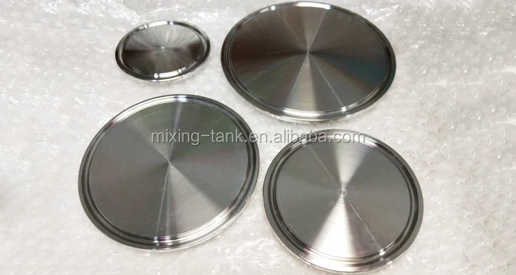 Stainless Steel SUS304 End Cap - 1-1/4'' Sanitary Clamp