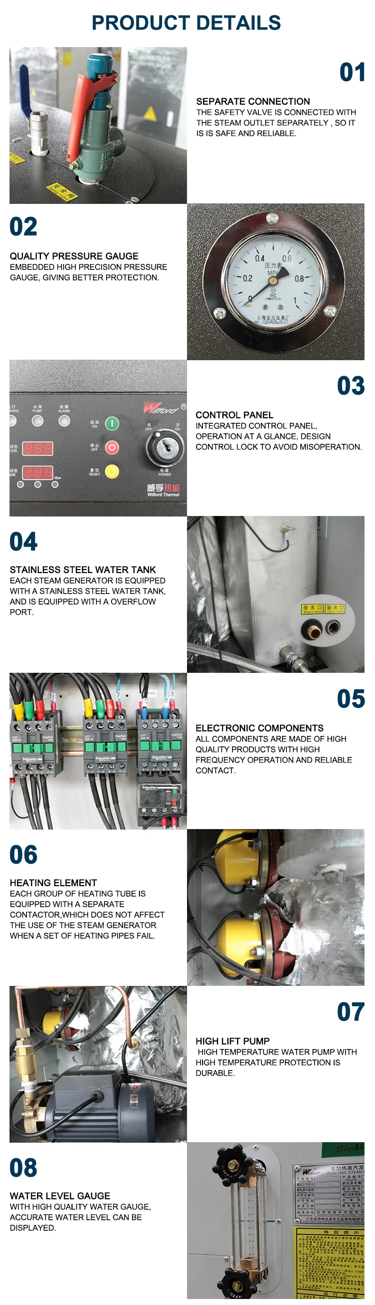 Small Scale Laboratory Steam Boiler for Food Industries