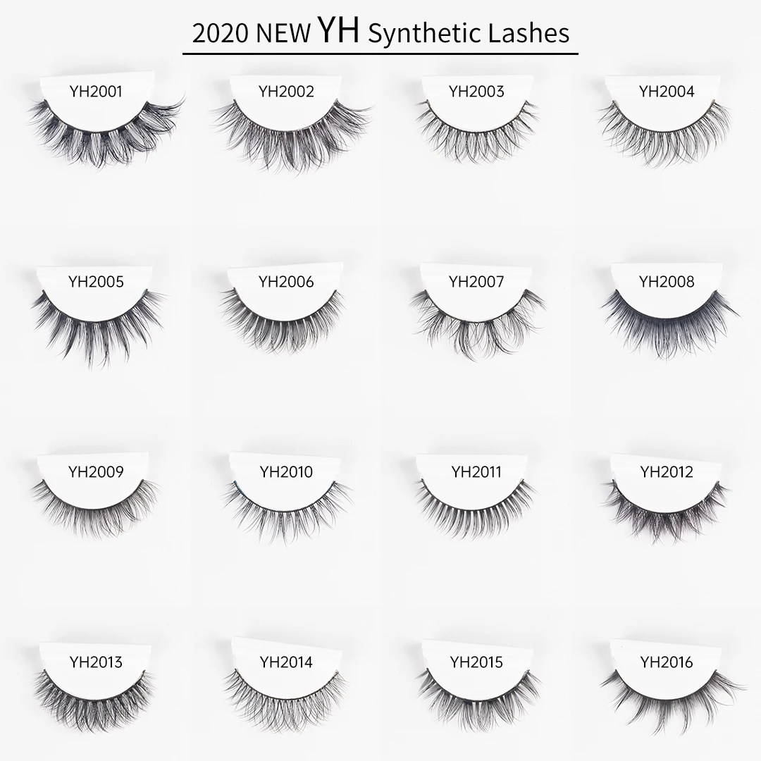 2020 New Design Yh Faux Mink Lash Flower Petal Radial Eyelash - Buy ...