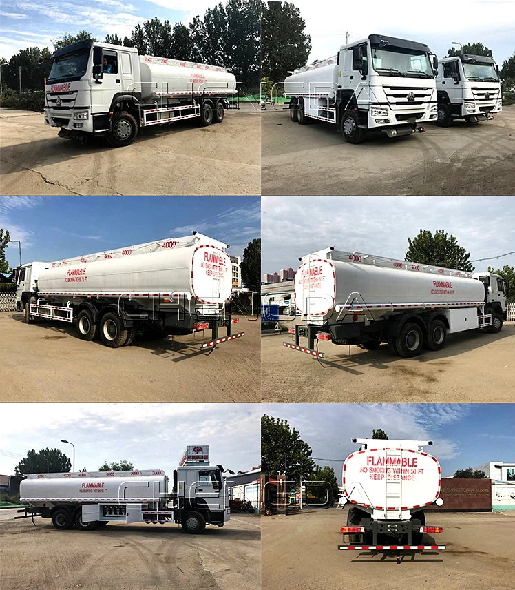 Fuel Tanker Truck Dimensions Size Optional Capacity 20 Cbm Oil Fuel ...