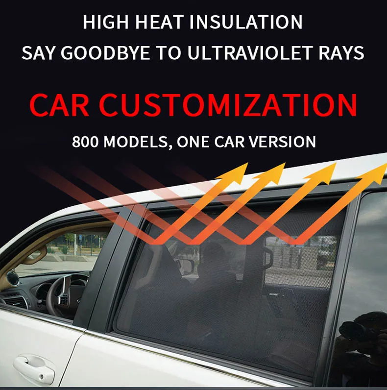 Custom 2024 New Product Luxury Magnetic Car Window Sunshade Car Window ...