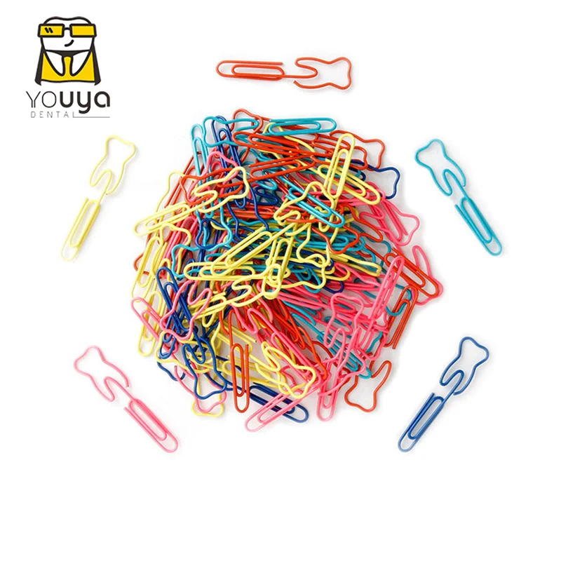 High Quality Funny Stationery Metal Clips Tooth Shaped Paper Clips ...