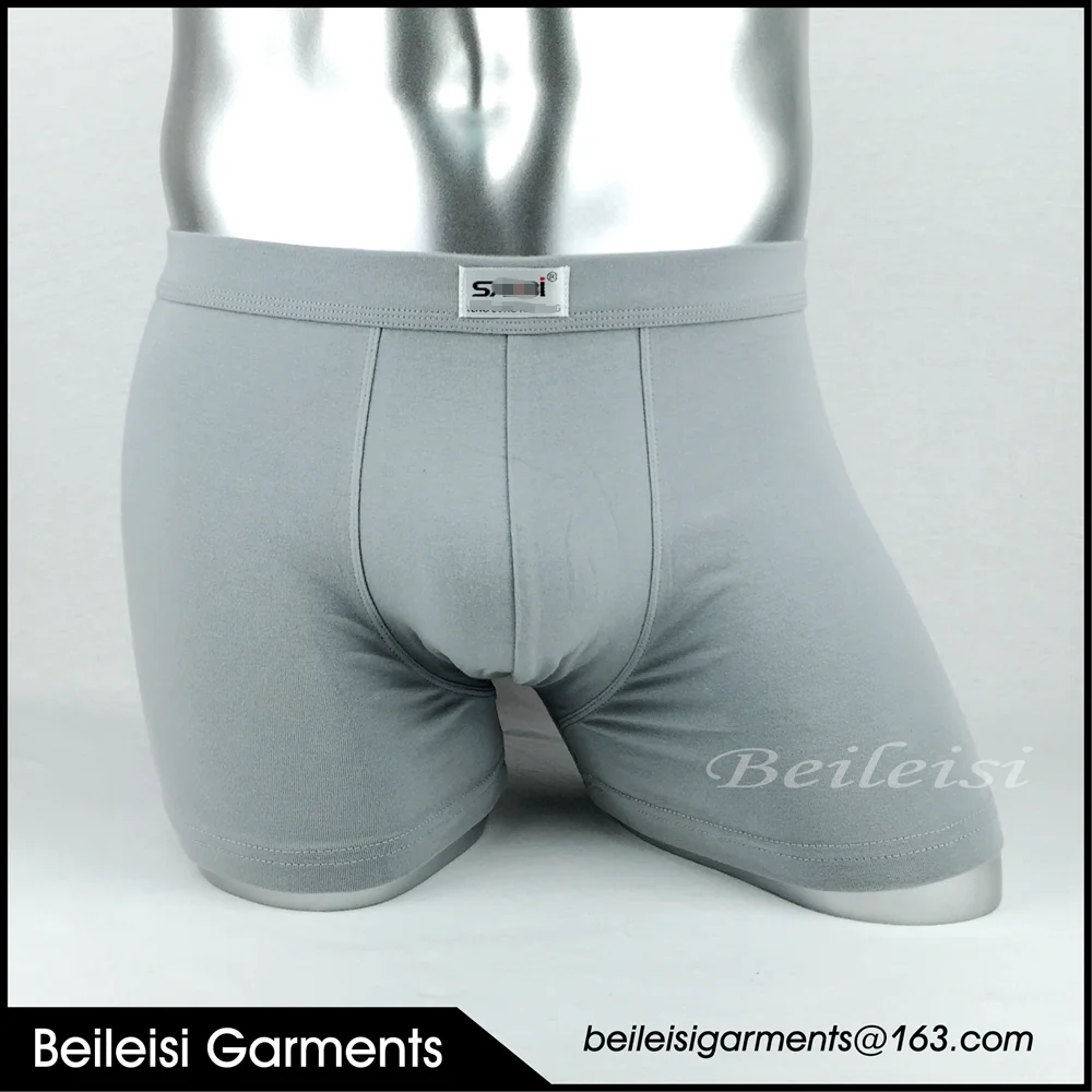 95% White Cotton Blank Underwear Boxer Short For Men Boxers & Briefs ...