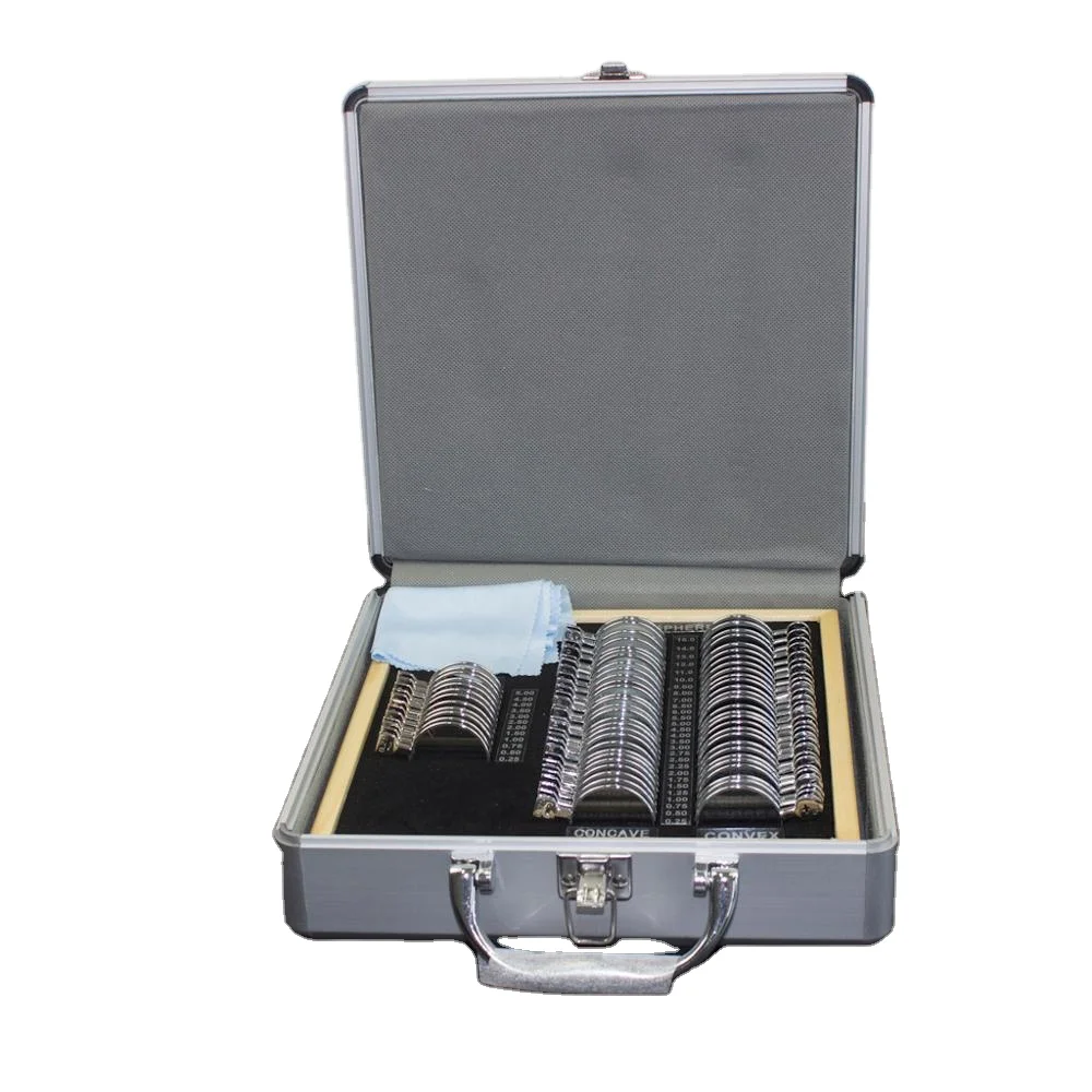 Trial Lens Box - 266 Pieces Metal Rim Optical Set