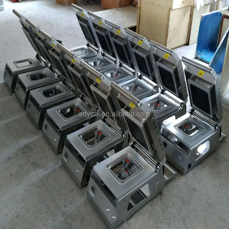 Manual Tray Sealer Packaging Machine Plastic Food Container Sealing ...