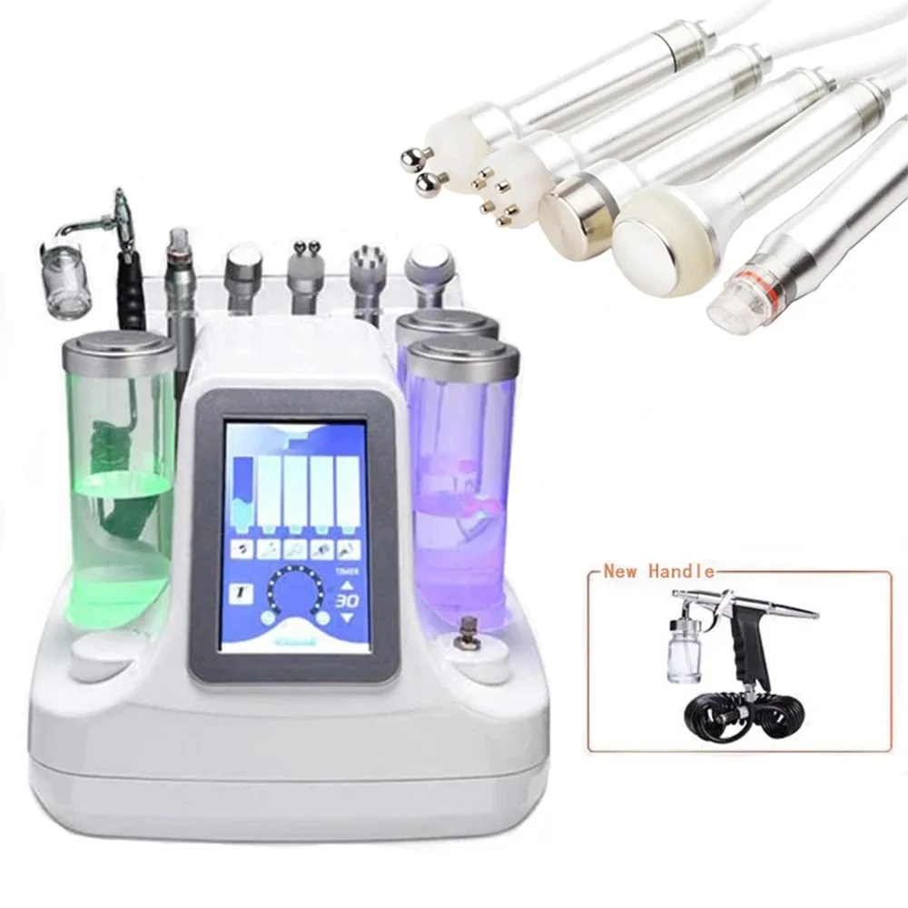 Portable 7 In 1 Dermabrasion Bio Aqua Hydro Facial Machine / Blackhead ...