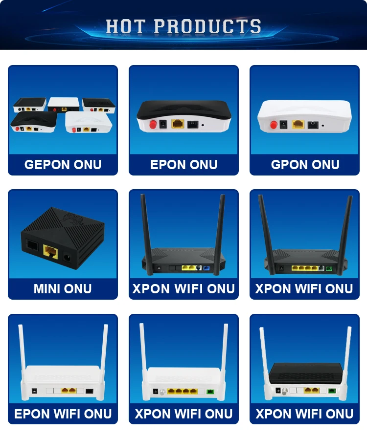 Ethernet Equipment 1ge Ftth Modem Epon Gepon Onu Device - Buy Onu ...