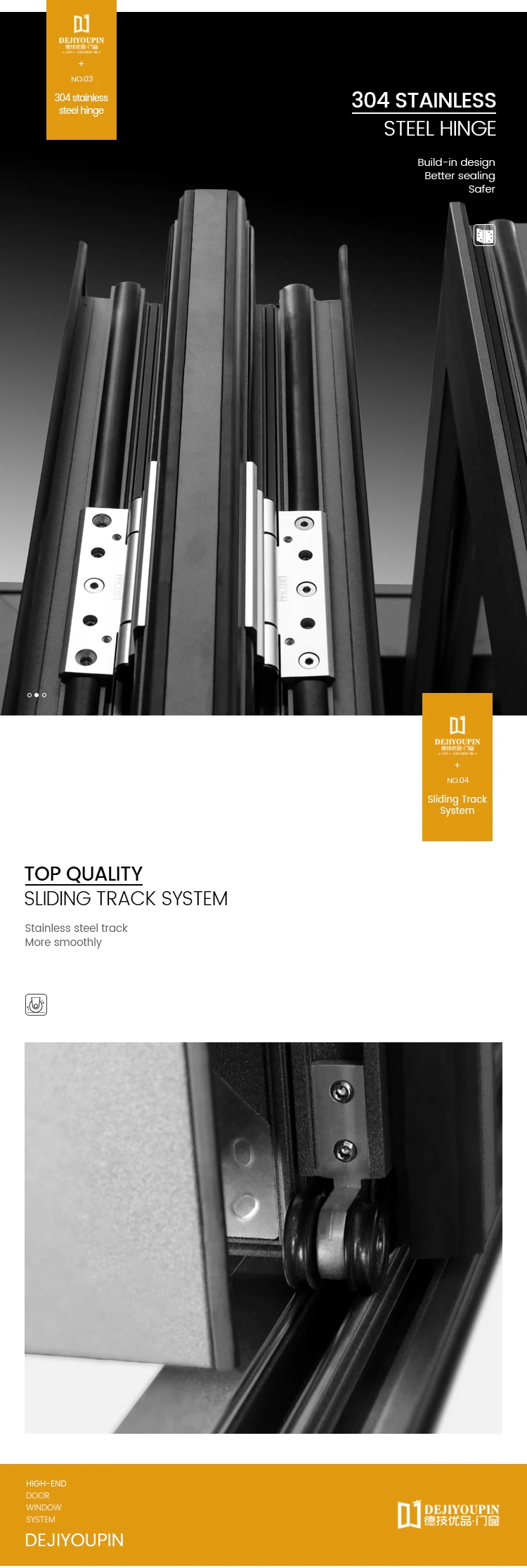 Outdoor Low E Glass Aluminum Bi Folding Exterior Accordion Doors - Buy ...