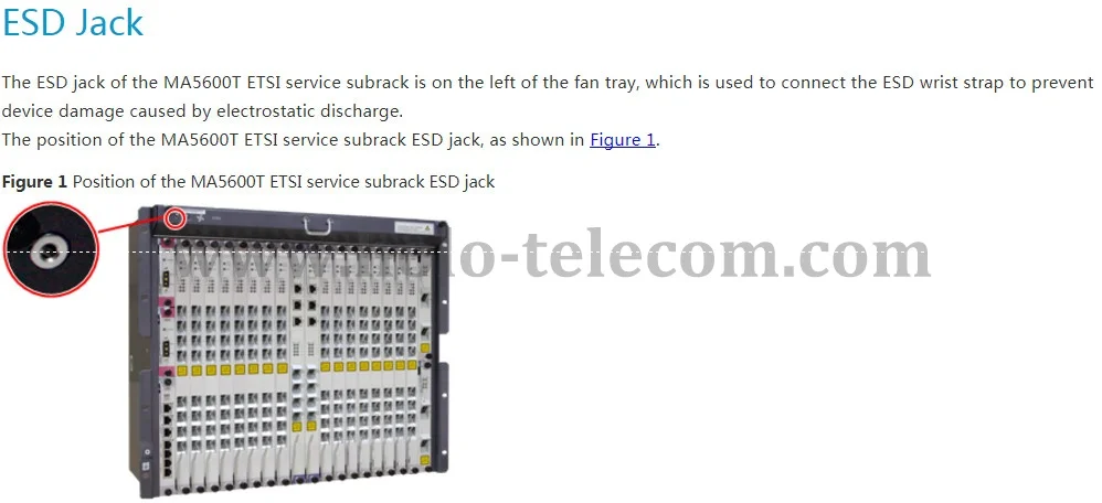 Huawei Smartax Ma5600t Etsi Service Subrack Olt Dslam Fiber-copper ...