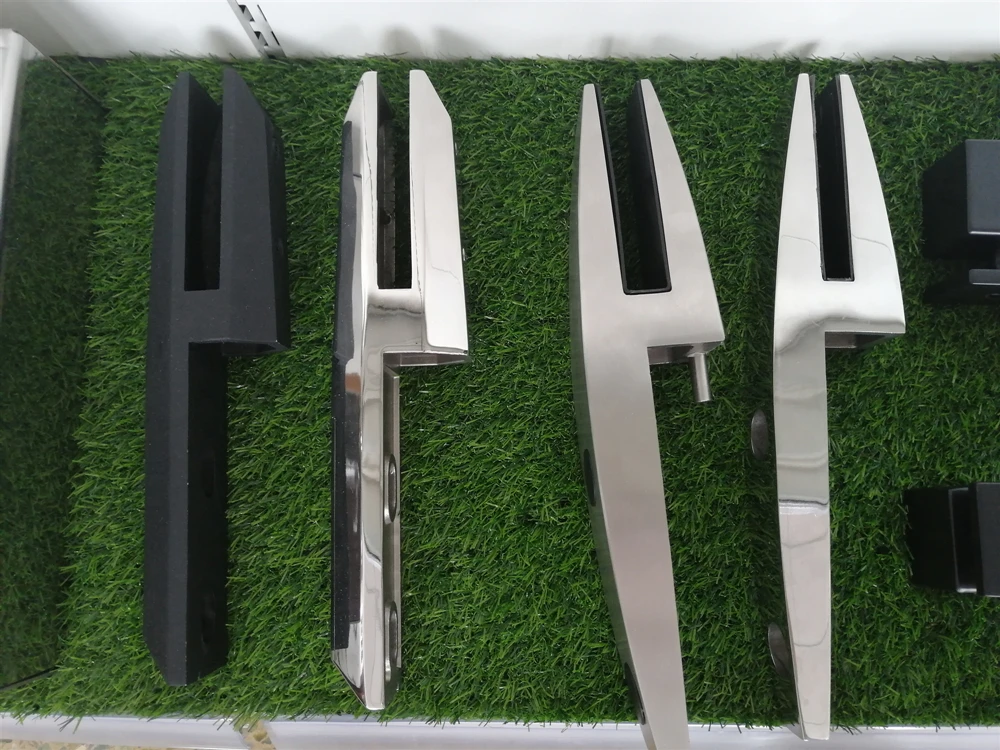 Stainless Steel Wall Mounted Adjustable Side Frameless Mini Glass ...