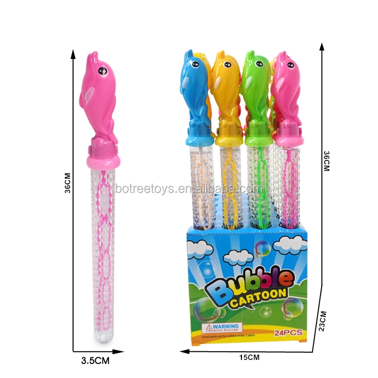 Multi Design Cartoon Bubble Water Bubble Wand Outdoor Toy